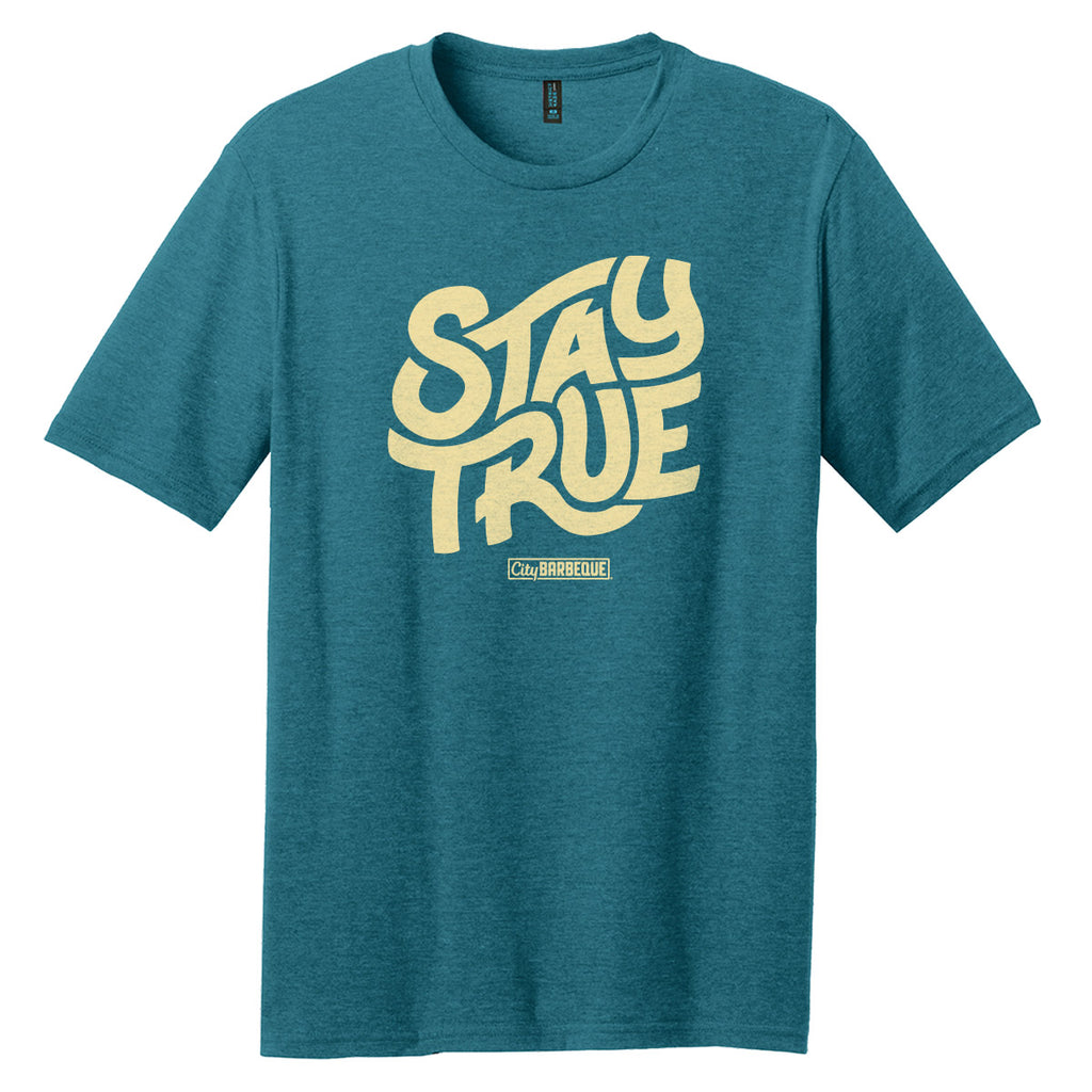 Teal Stay True Shirt – City Barbeque
